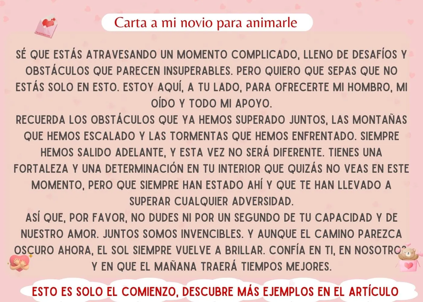 Carta De ánimo Y Motivación - Modelo Canvas